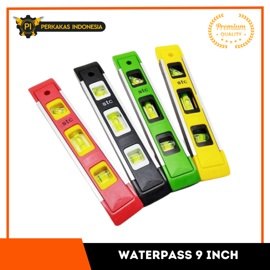 Jual Penggaris WATERPASS 9 Inch Penggaris Waterpas PVC Torpedo Magnet ...