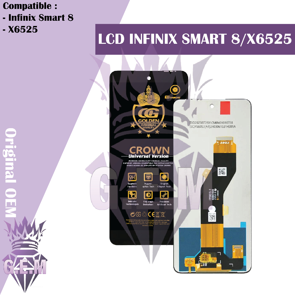 Jual LCD TOUCHSCREEN INF SMART 8/SMART 8/SMART 8 PRO/8 HD X6525/X6526 ...