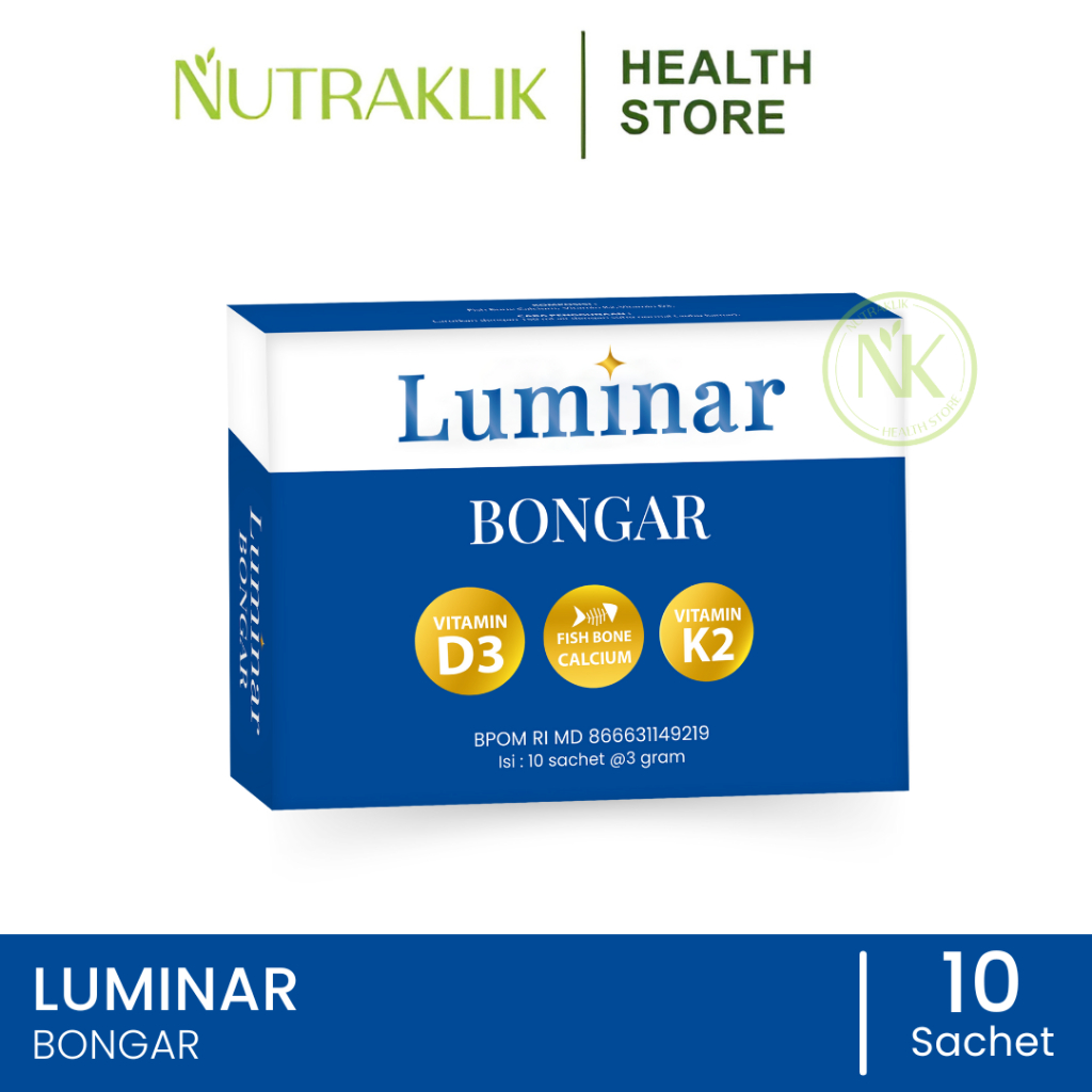 Jual Luminar Bongar - Minuman Tinggi Kalsium + Vitamin D3 + Vitamin K2 ...