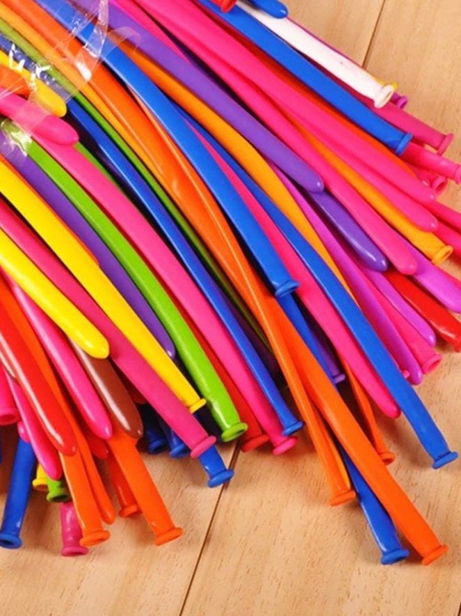 Jual isi 100 Balon / Balon Pentil / Balon Twist / Balon Dekor / Balon ...