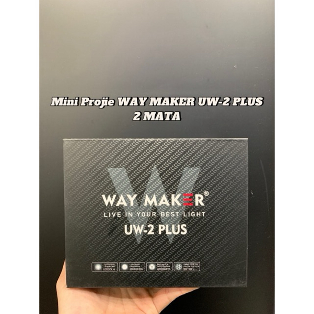 Jual Mini Projector UPS Way Maker UW 2 Plus - 2 mata - 110watt | Shopee ...