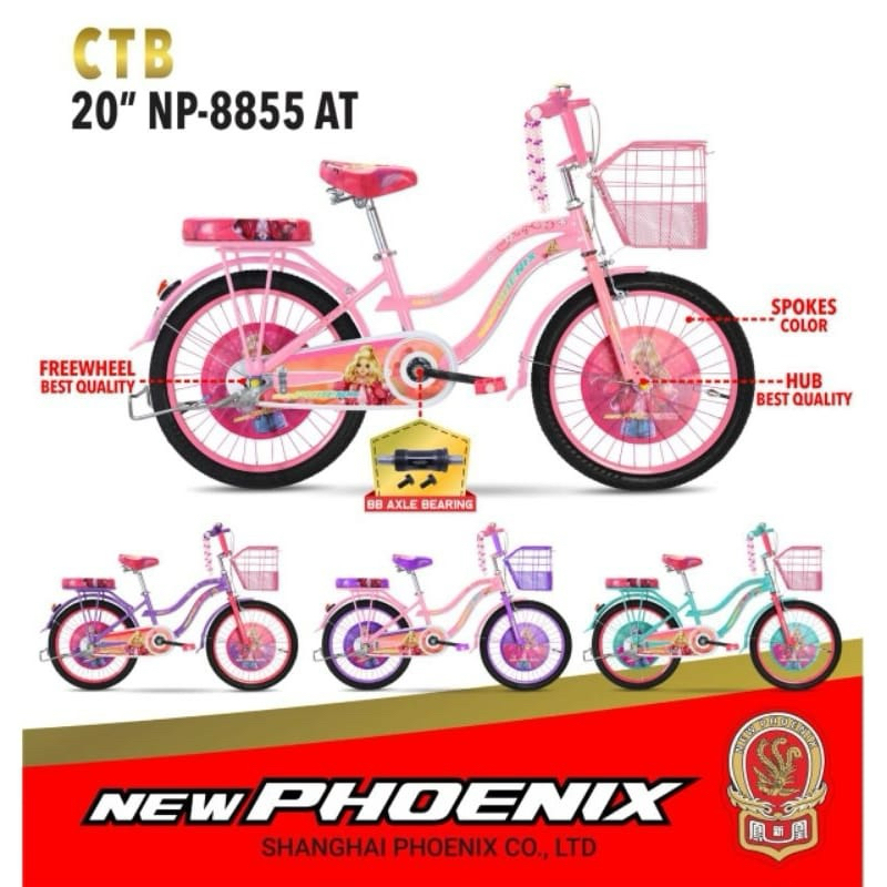 Jual Sepeda Anak Mini Ukuran 20 New Phoenix NP 8855 Murah / Sepeda Anak ...