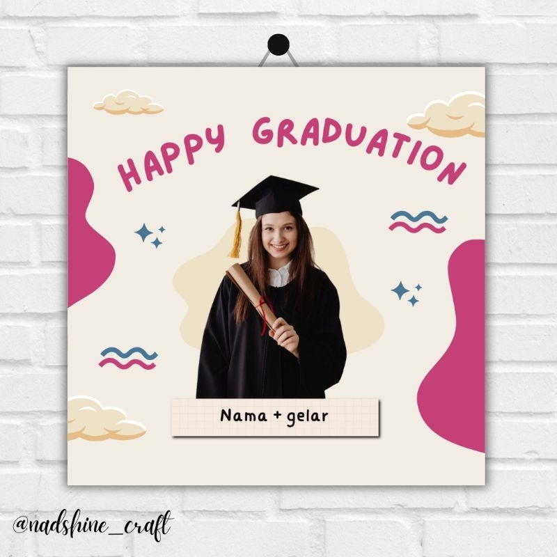 Jual Hadiah Wisuda Foto Frame 20x20cm / Kado Wisuda | Shopee Indonesia