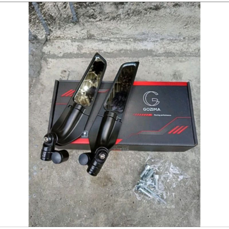 Jual spion winglet model nemo hitam polos nmax aerox adv vario mio beat ...