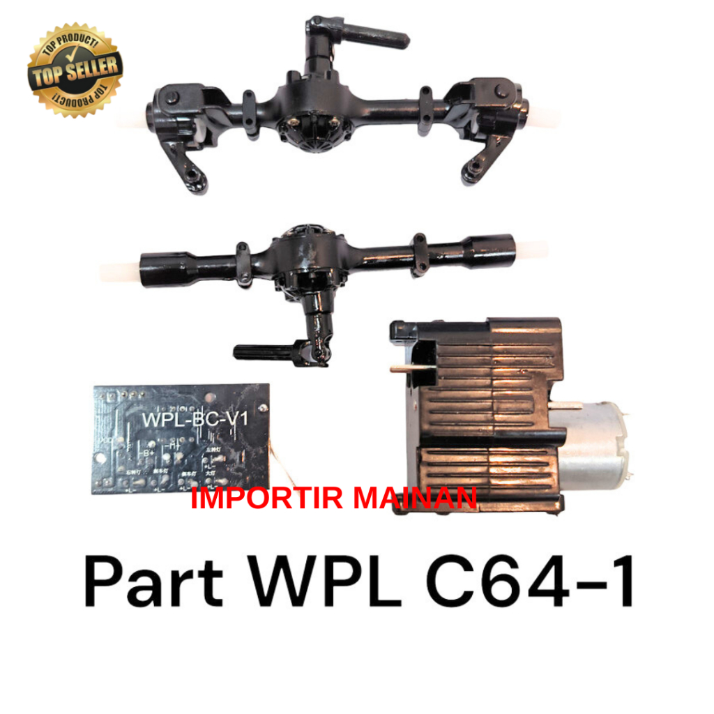 Jual part WPL C64-1 toyota hilux board WPL BC V1 gearbox front bridge ...