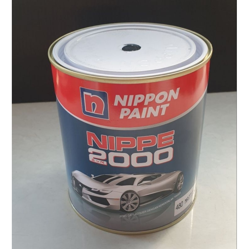 Jual cat duco duko kayu besi nippe 2000 nippon paint 1 kg liter warna Black matt | Shopee Indonesia