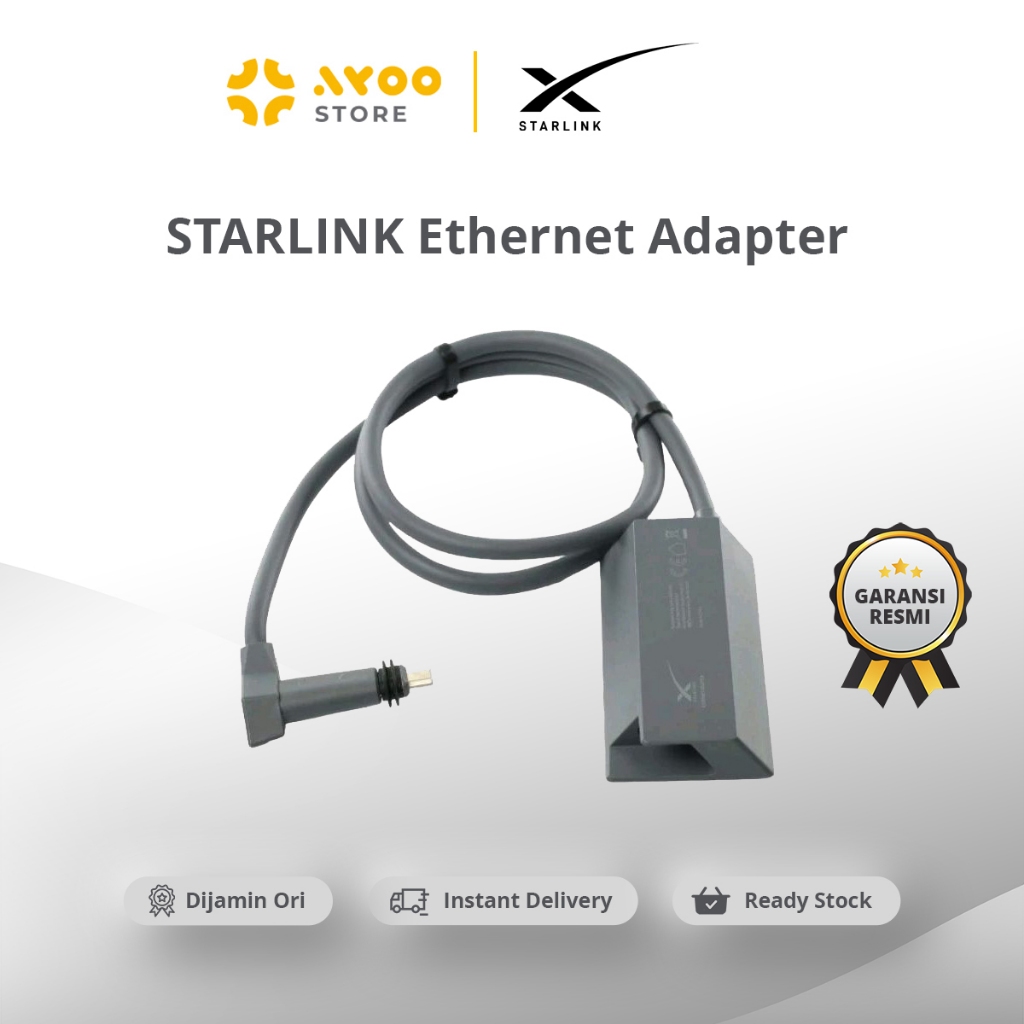 Jual STARLINK Ethernet Adapter Original Khusus Untuk Starlink Gen 2 V3 ...
