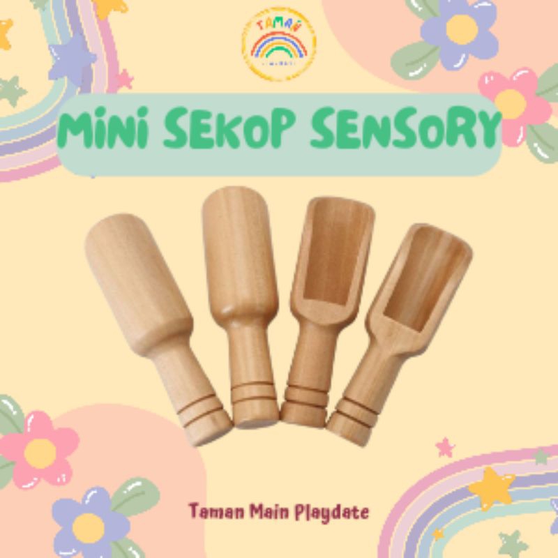 Jual Sekop Mini Sensory Sekop Kayu Safe Play Montessori | Shopee Indonesia