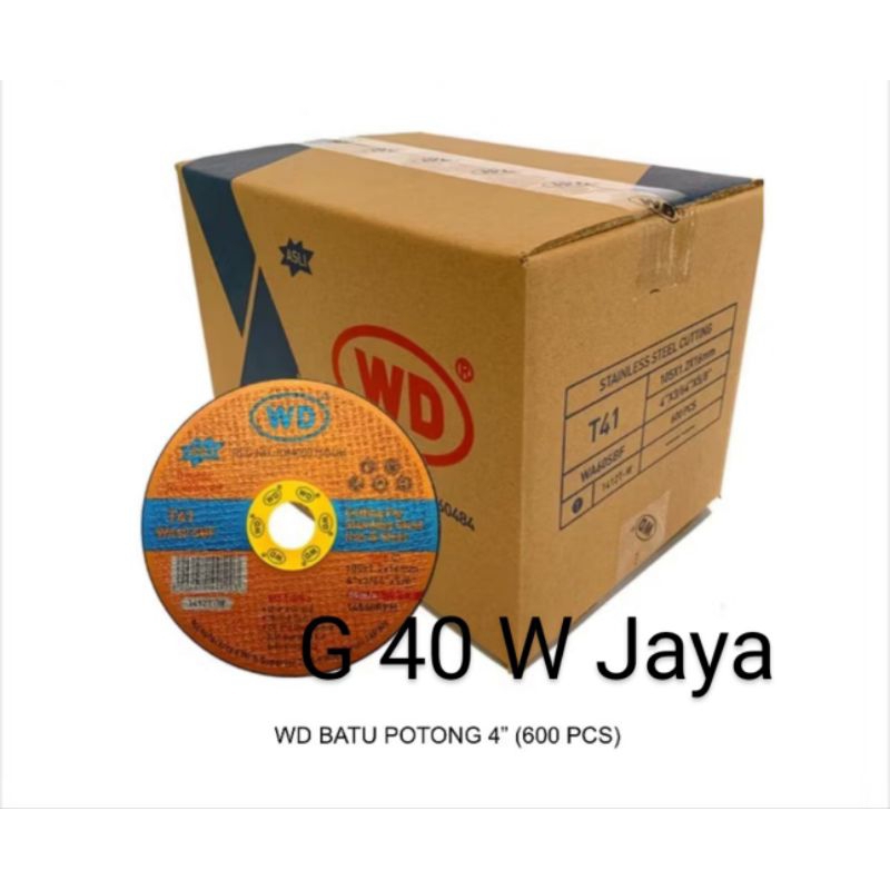 Jual WD 4 inch (30kotak/600 pcs) Batu Gerinda cutting dus besar ...