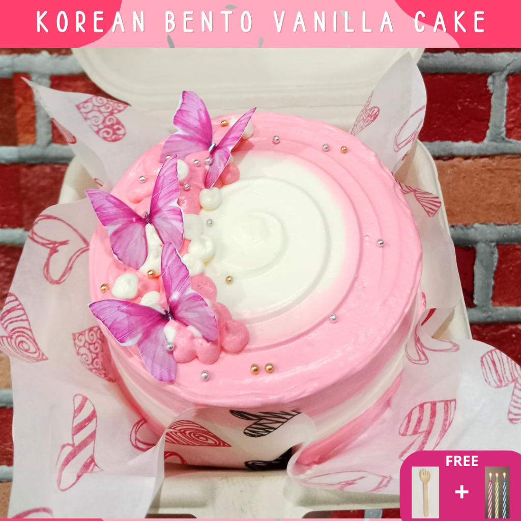 Jual Korean Bento Cake / Kue Ulang Tahun / Birthday Cake / Vanilla ...