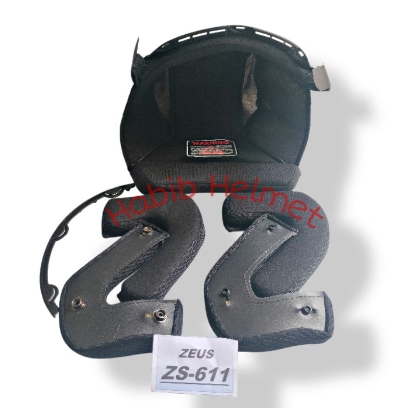 Jual BUSA HELM ZEUS 611 Zs 611 Fullset Kancing Besi Plastik | Shopee ...