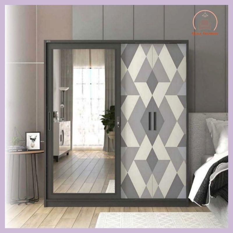 Jual Lemari Pakaian Besi/ Lemari Sliding Besi – Forte SL 162 – Activ ...