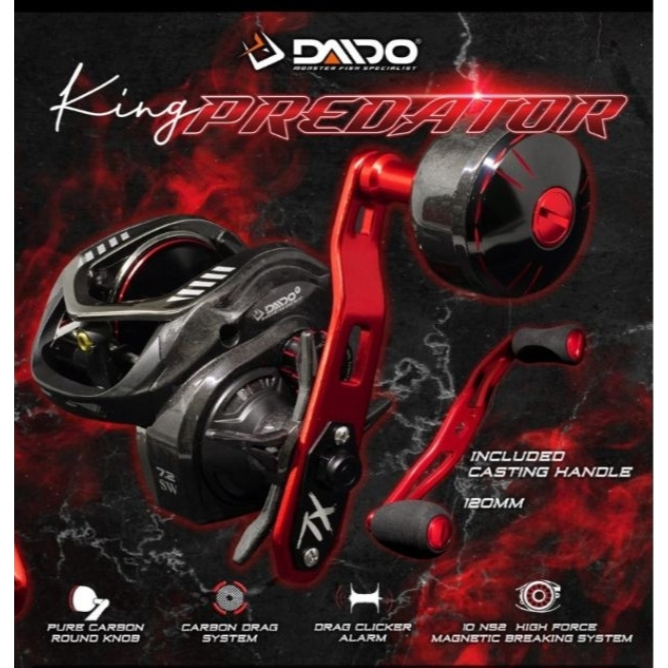 Jual Reel Pancing Daido King Predator 400 XL | Shopee Indonesia