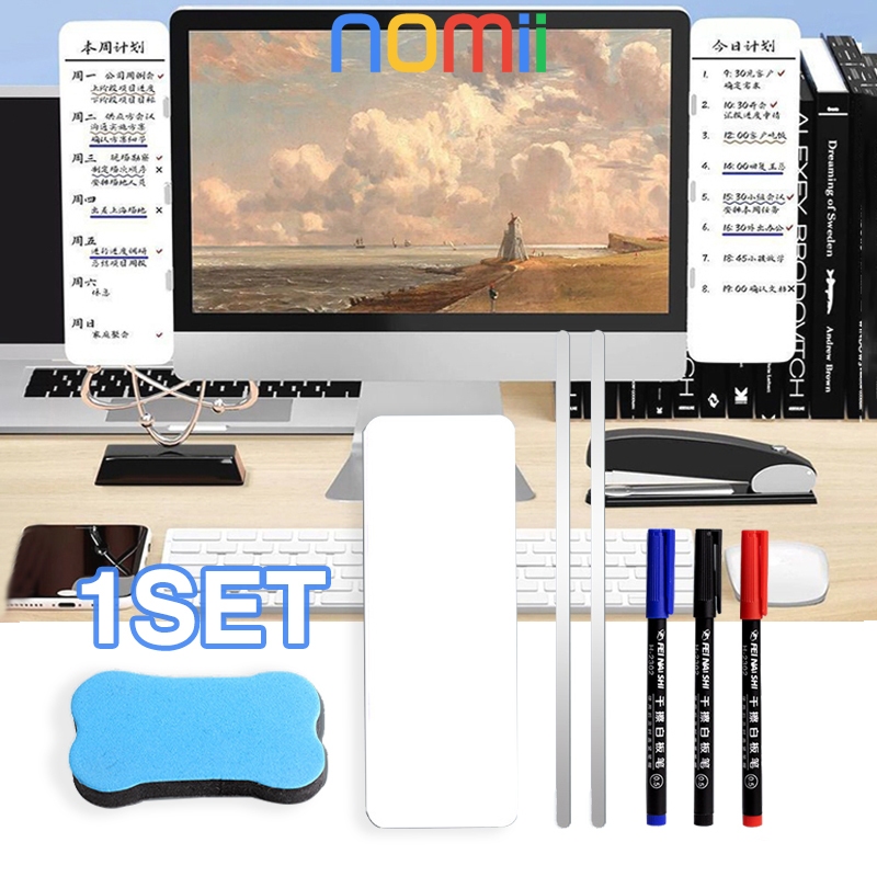 Jual 1SET Erase Magnetic Monitor Message Memo Board For Sticky Notes ...