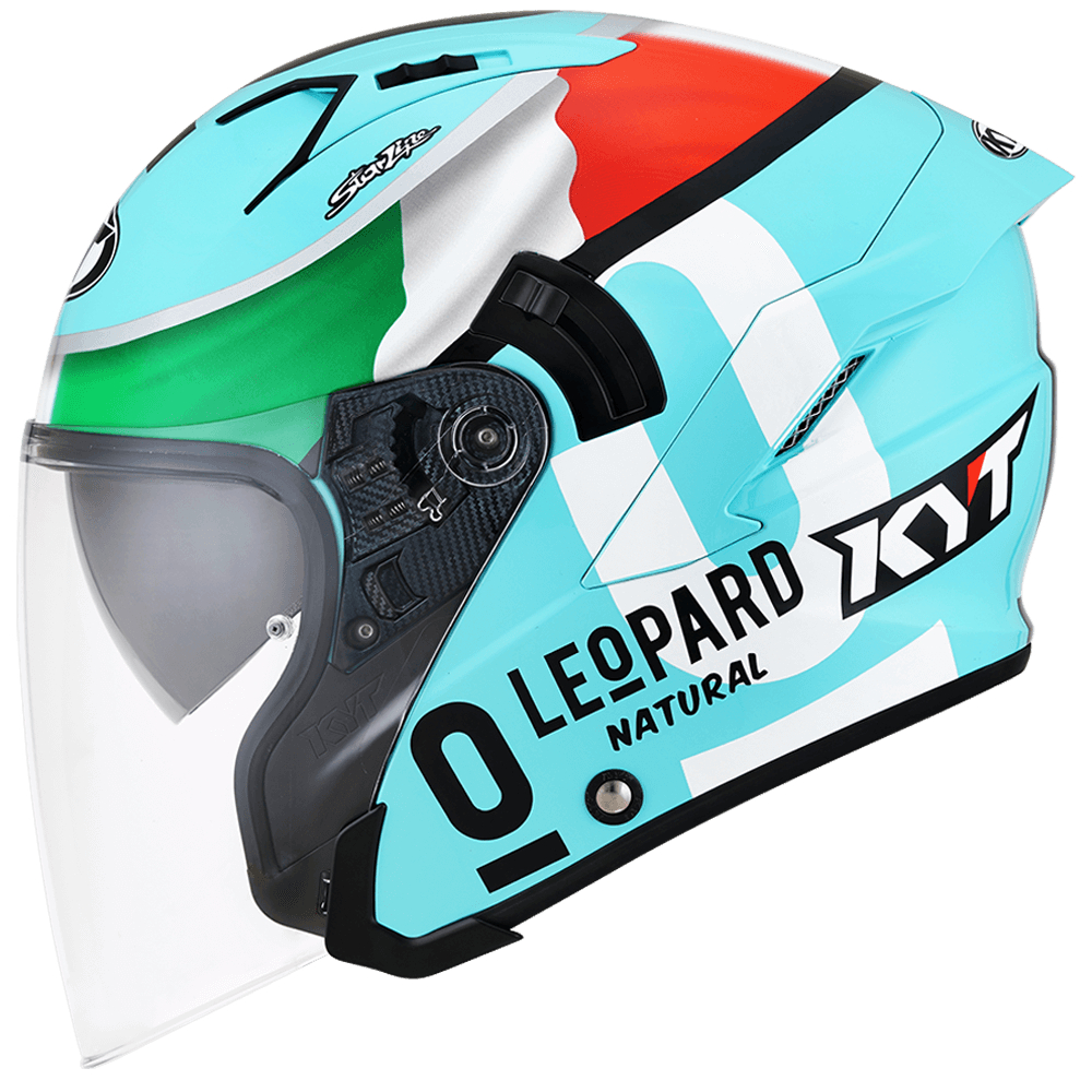 Jual HELM HALF FACE DOUBLE VISOR KYT NFJ MOTIF DENNIS FOGGIA ORIGINAL ...