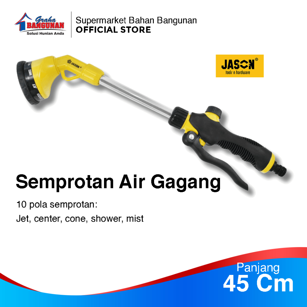 Jual SEMPROTAN AIR GAGANG / SEMPROTAN TANAMAN DENGAN GAGANG JASON 45 CM ...