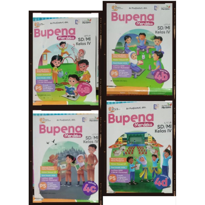 Jual Bupena SD Mi kls 4A 4B 4C 4D kurikulum merdeka(Bekas) | Shopee Indonesia
