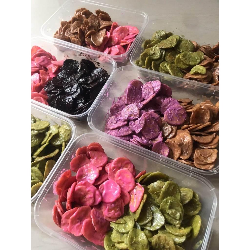 Jual KRIPIK PISANG LUMER/KERIPIK PISANG ANEKA RASA PREMIUM KEMASAN BOX ...