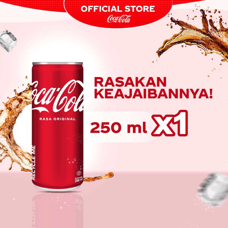 Jual Coca-Cola Minuman Soda Original - Kaleng 250ml | Shopee Indonesia