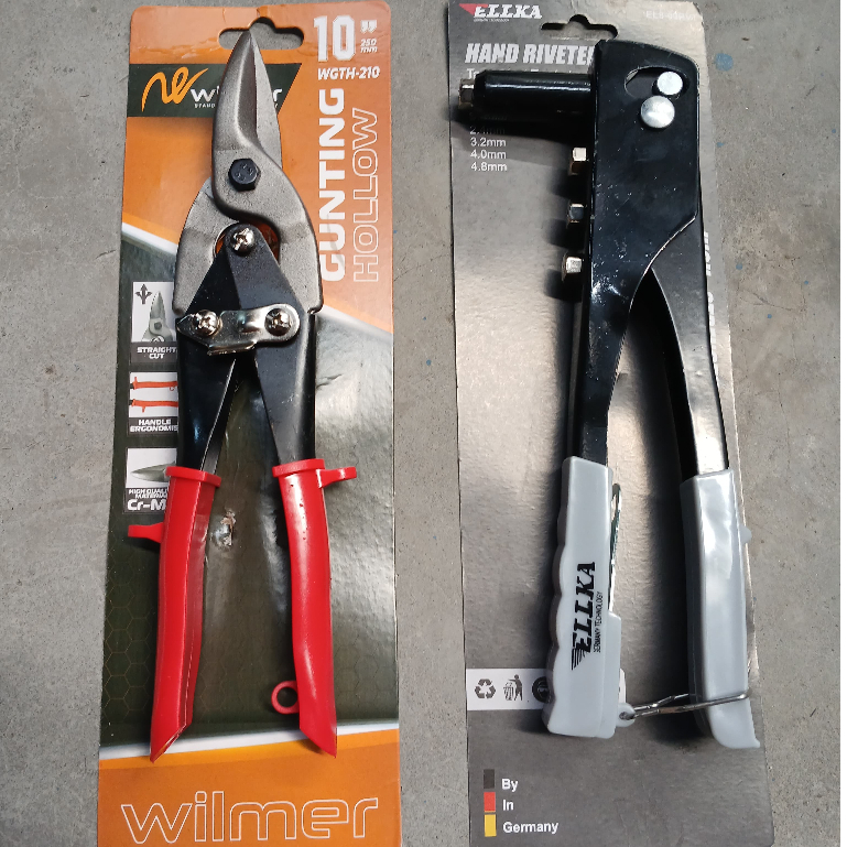 Jual Paket !! Set 2 Pcs Tang Rivet Gunting Holo Gunting Baja Ringan ...