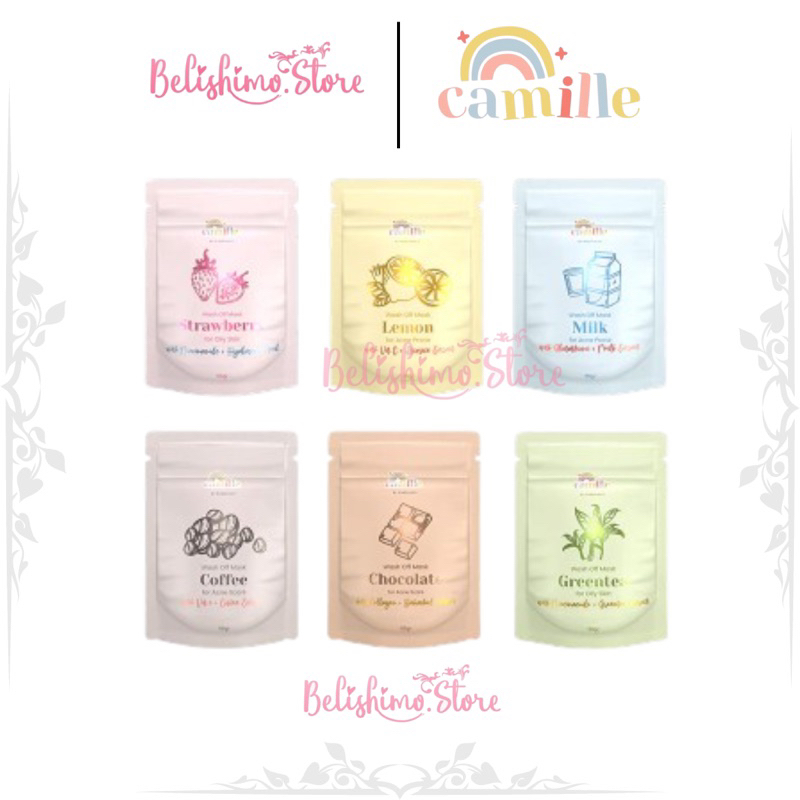 Jual BPOM masker Camille beauty (25gr&65gr) READY STOCK agent resmi jakarta | Shopee Indonesia