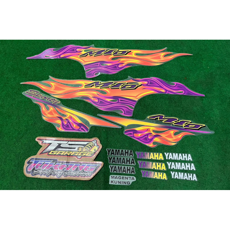 Jual STRIPING MIO API NEW API GRADASI BARU TRANSPARAN | Shopee Indonesia