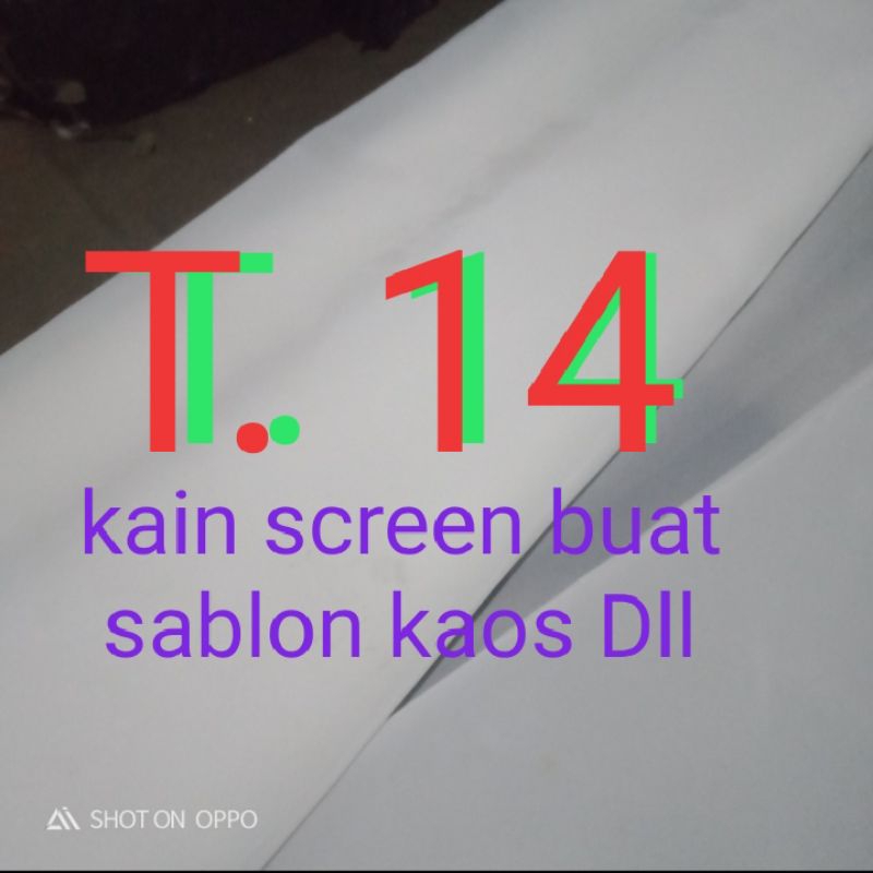Jual kain monyl sablon T 14 / T 54 harga / meter | Shopee Indonesia