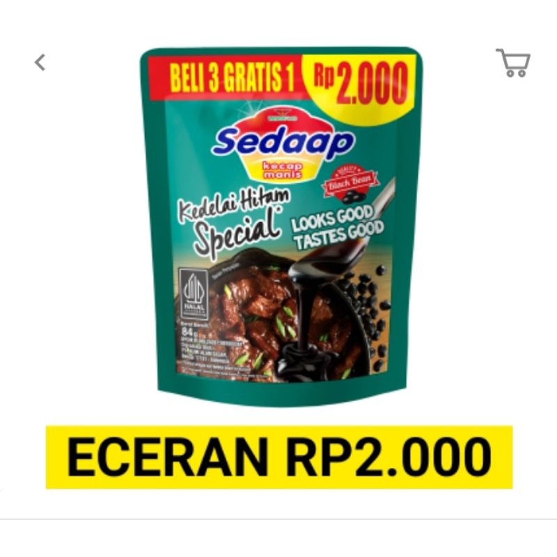 Jual KECAP SEDAP 2000. PAKET 12 PCS | Shopee Indonesia