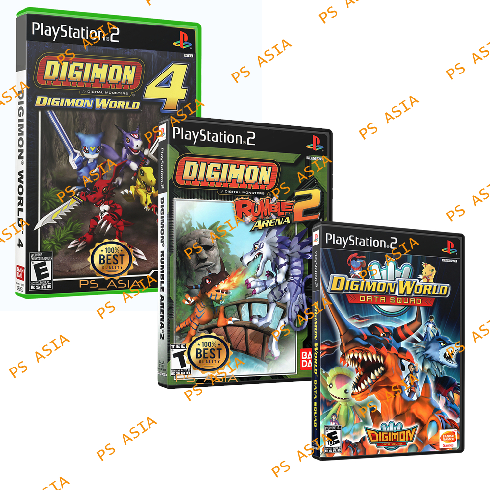 Jual Kaset PS 2 Digimon Rumble Arena 2 - Digimon World - Data Squad ...
