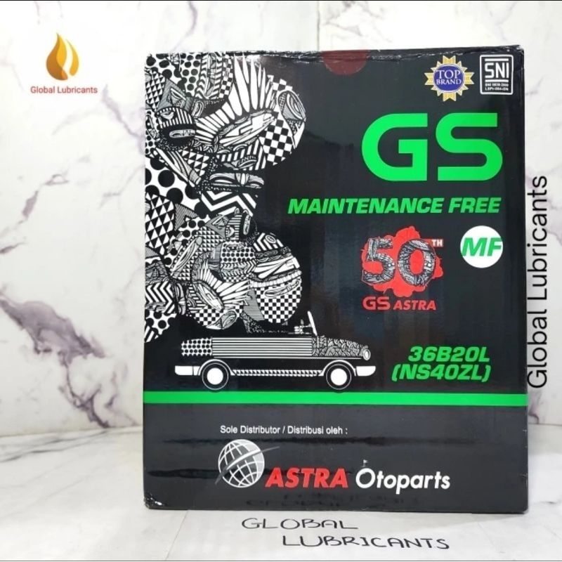 Jual LIMITED EDITION! Aki/ Baterai Kering GS ASTRA MF NS40ZL Agya/ Ayla/ Calya/ Sigra/ Sirion ...