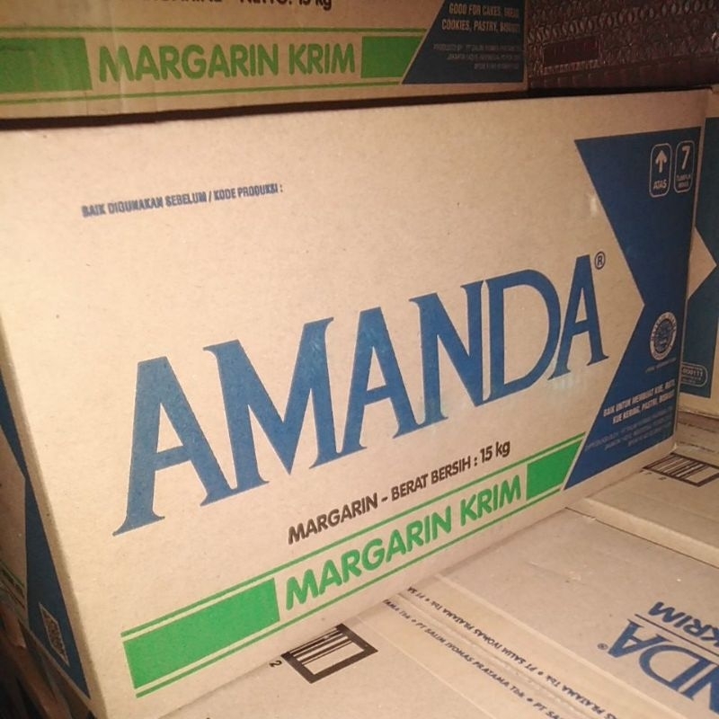 Jual amanda cream repack 500 gram .. amanda margarine 500 gram | Shopee ...