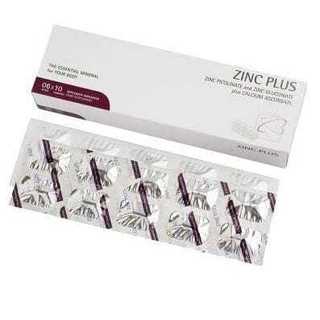 Jual Vitamin Zinc Plus STRIP isi 10 Tablet / Suplemen Mencega Jerawat ...