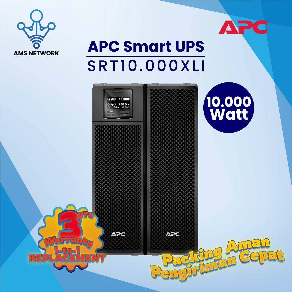 Jual UPS APC SRT10KXLI SMART-UPS SRT 10000VA 230V / UPS 10kva | Shopee Indonesia