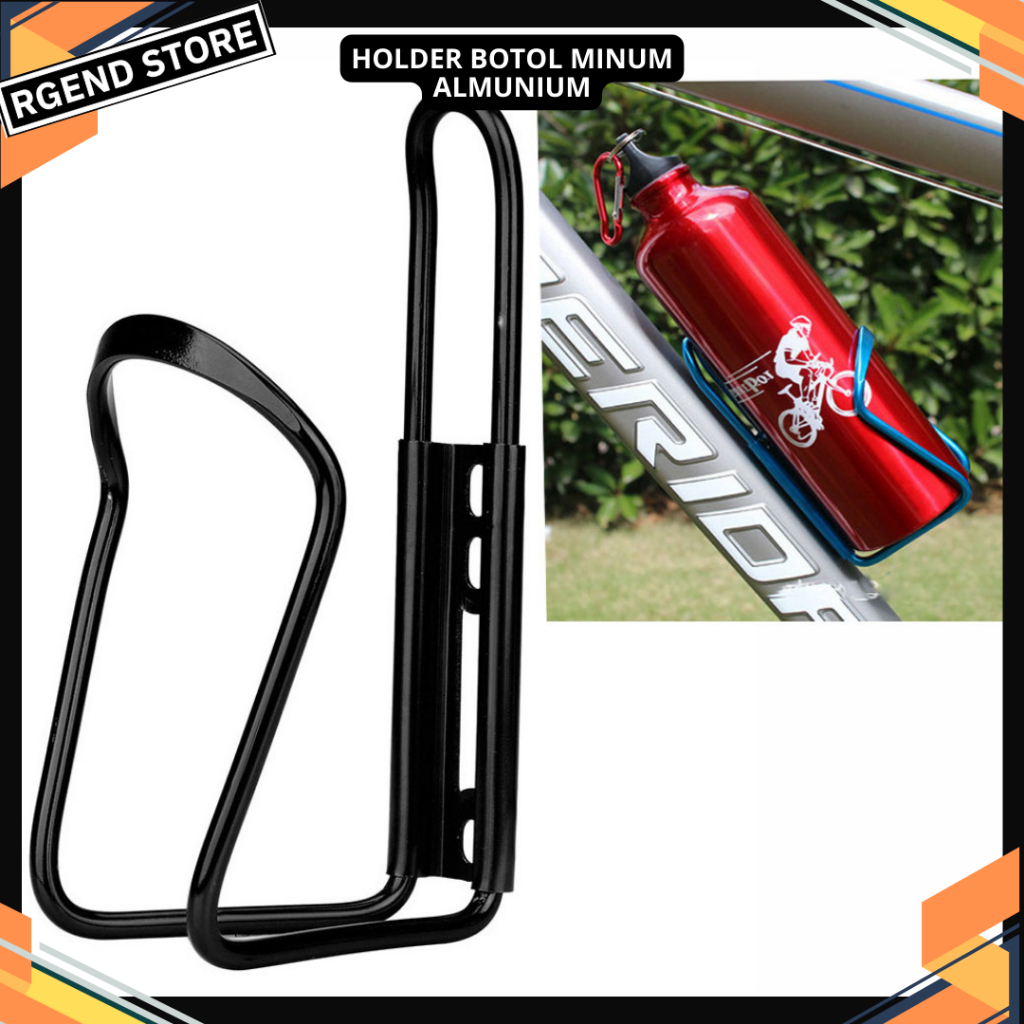 Jual Holder Botol Air Minum Sepeda Aluminium Dudukan Tempat Botol Minum ...