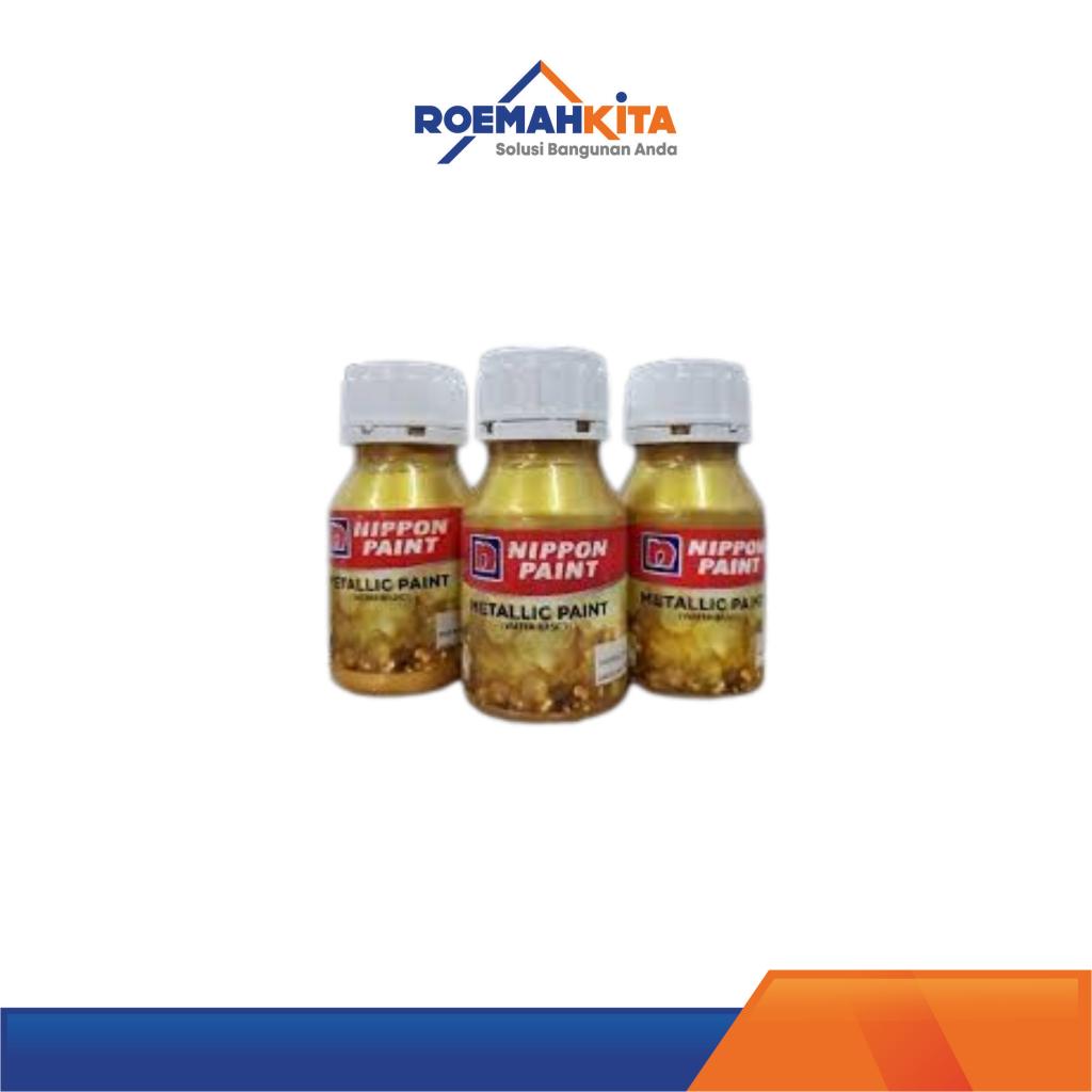 Jual NIPPON METALIC PAINT 3100 REAL GOLD (300ML) I Cat akrilik | Shopee ...