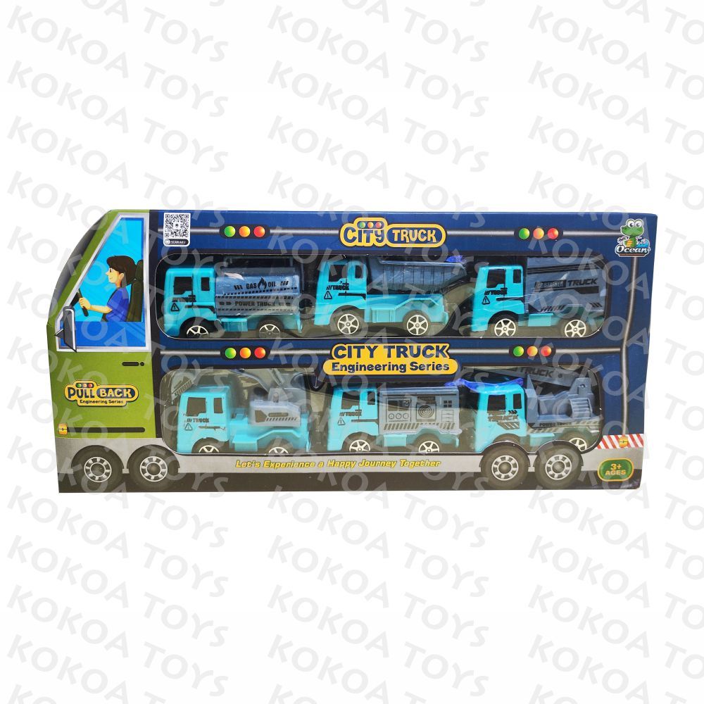 Jual MAINAN TRUCK ENGINEERING SERIES CITY TRUCK DOS ISI 6 MAINAN TRUCK ...