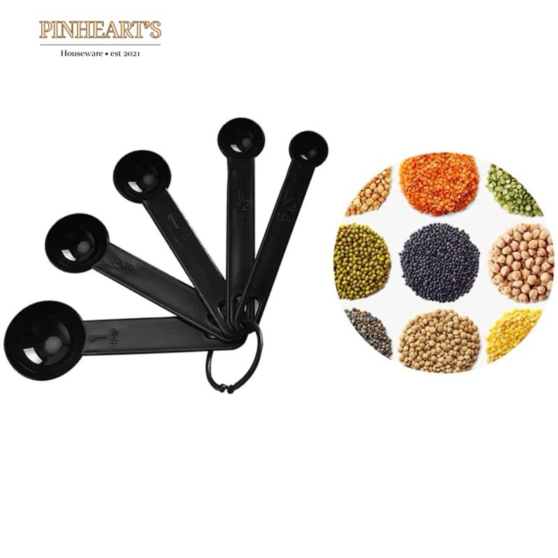 Jual SENDOK TAKAR UKUR CUP MEASURING SPOON PLASTIK FOOD GRADE ISI 5PC ...