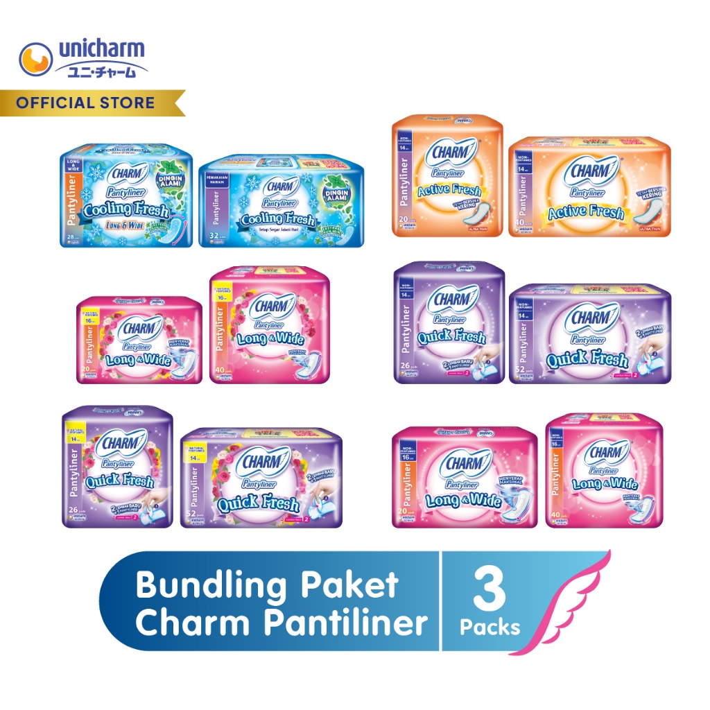 Jual Charm Pembalut Safe Night / Gather / Sleep Protect Plus - 3 Packs ...