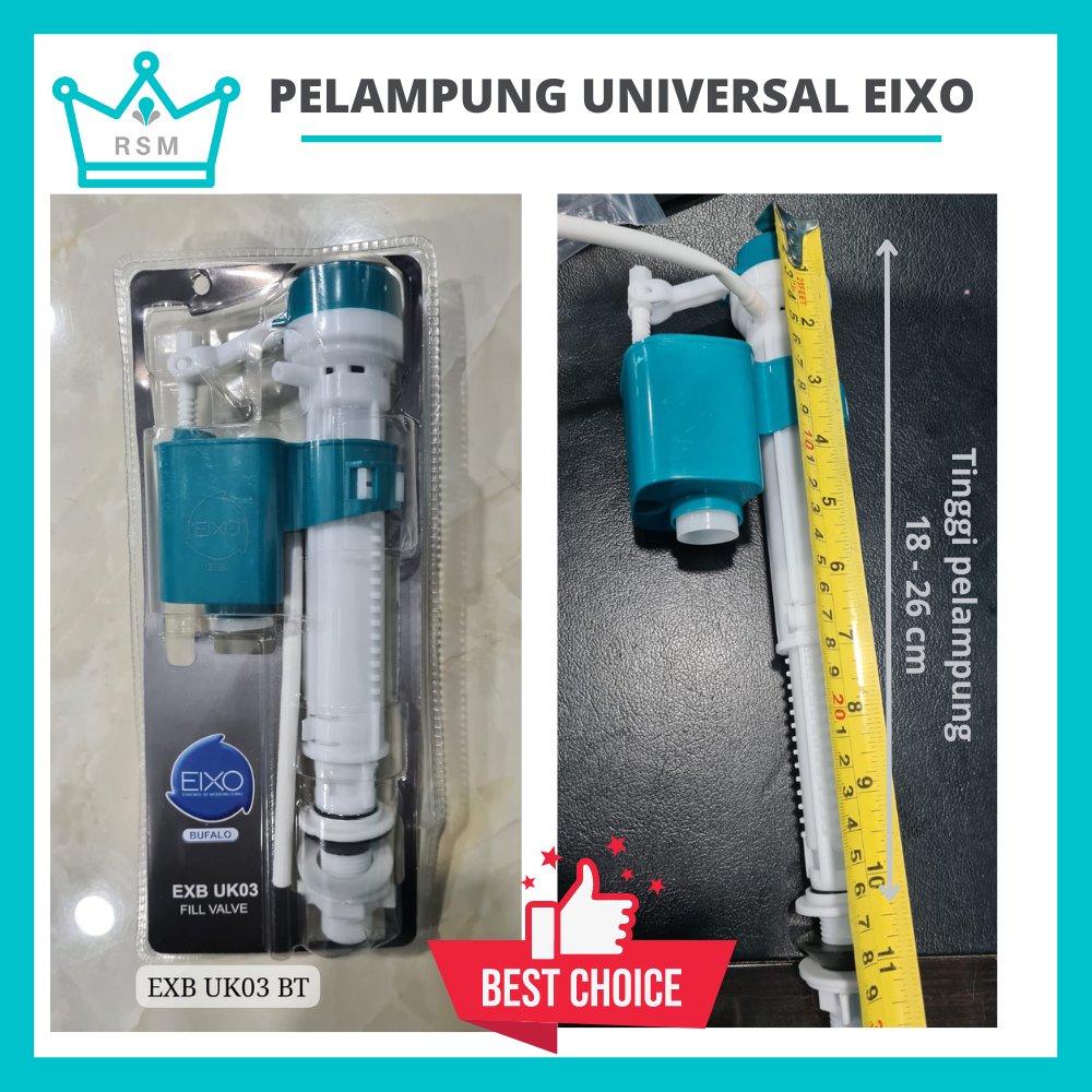 Jual EIXO Bufalo Pelampung Kloset Duduk Alat Spare Part Kloset Set Dual ...