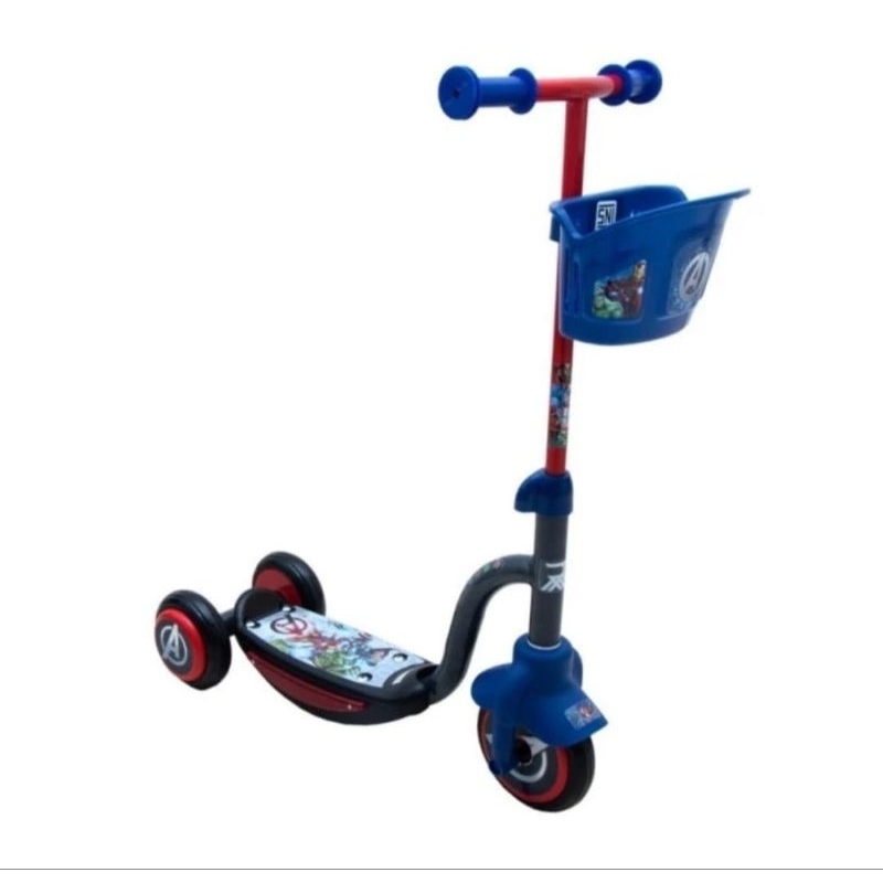 Jual skuter anak otopet pmb marvel avengers biru | Shopee Indonesia