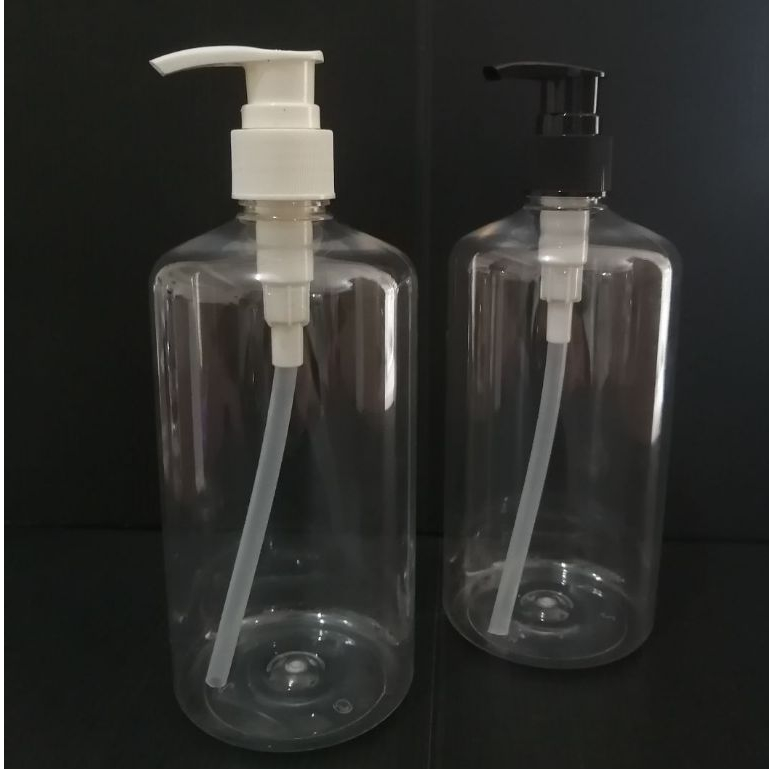 Jual Botol Pet 500ml Clear N24 Tutup Pump Putih | Botol Kemasan Sabun Cair | Shopee Indonesia