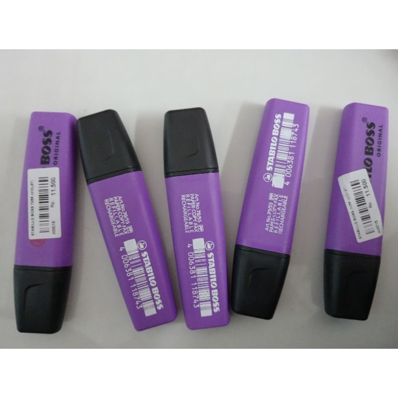 Jual STABILLO BOSS 7054 VIOLET (pcs) | Shopee Indonesia