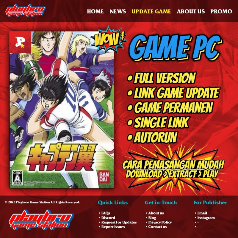 Jual Captain Tsubasa - Game PC/Laptop (Download to Play Bro!) | Shopee ...