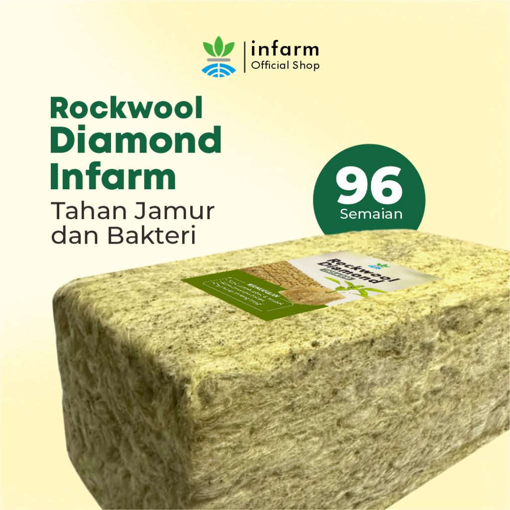 Jual INFARM - Rockwool Cultilene Media Tanam Untuk 90 Lebih Semaian ...