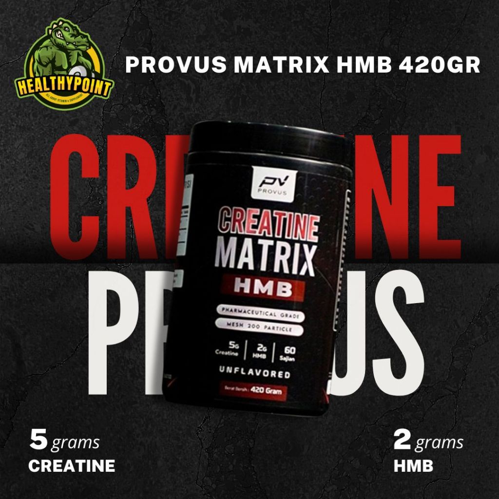 Jual Provus Creatine Matrix HMB - 420gr 60 Servings | Shopee Indonesia