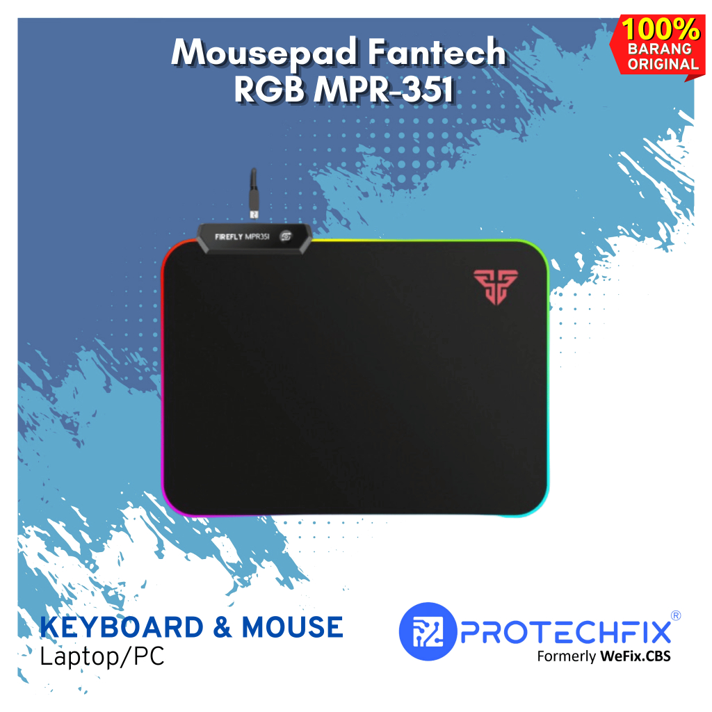 Jual Mousepad Fantech RGB MPR-351 Mousepad Fantech RGB MPR-351 SPEC: koneksi daya: Micro USB ...