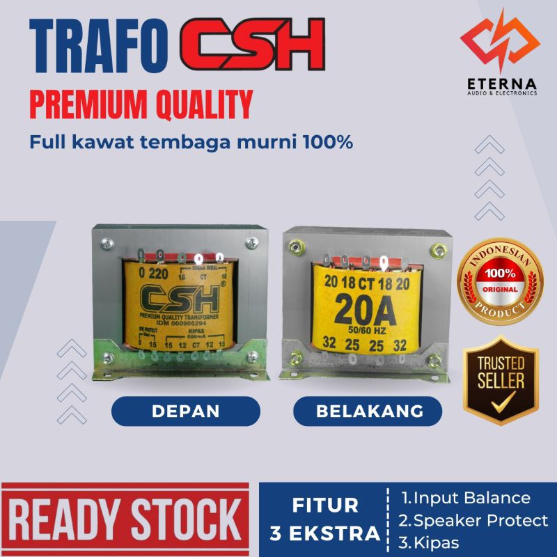 Jual TRAFO CSH PREMIUM QUALITY Kotak 20A CT 32V - 100% TEMBAGA MURNI | Shopee Indonesia
