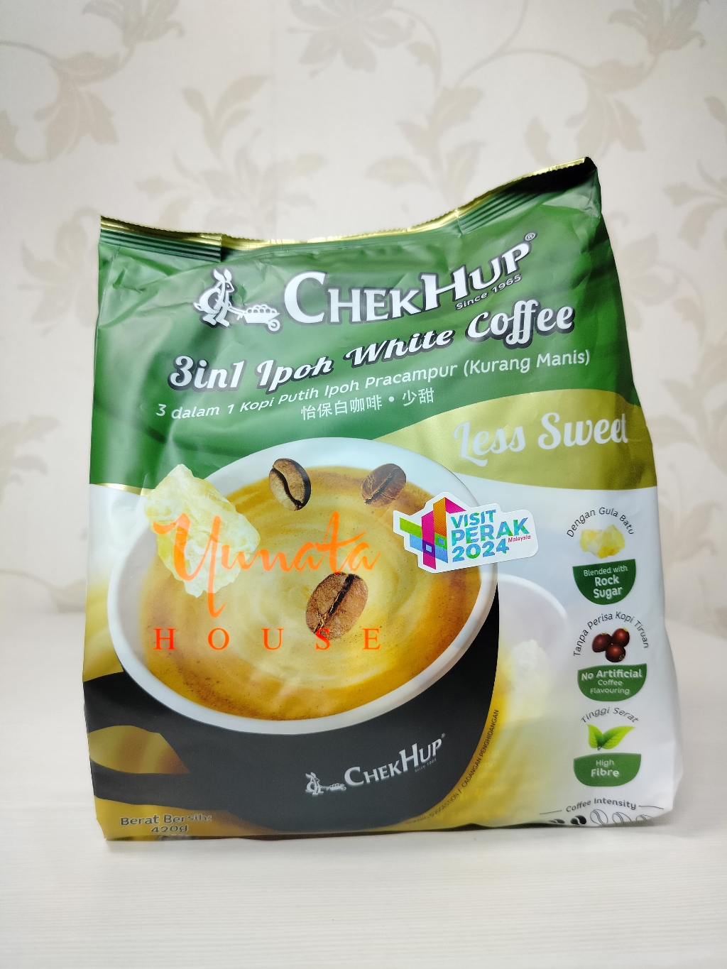 Jual Chek Hup Malaysia 3in1 Ipoh White Coffee Less Sweet [35g x 12s ...