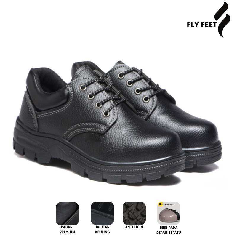 Jual Sepatu Boots Safety Pria Proyek Kerja Kitchen Bengkel Septy Safety ...
