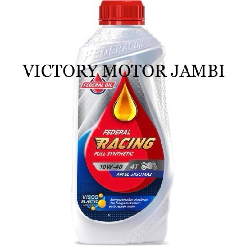 Jual OLI MESIN FEDERAL RACING 10W-40 1L FEDERAL OIL | Shopee Indonesia